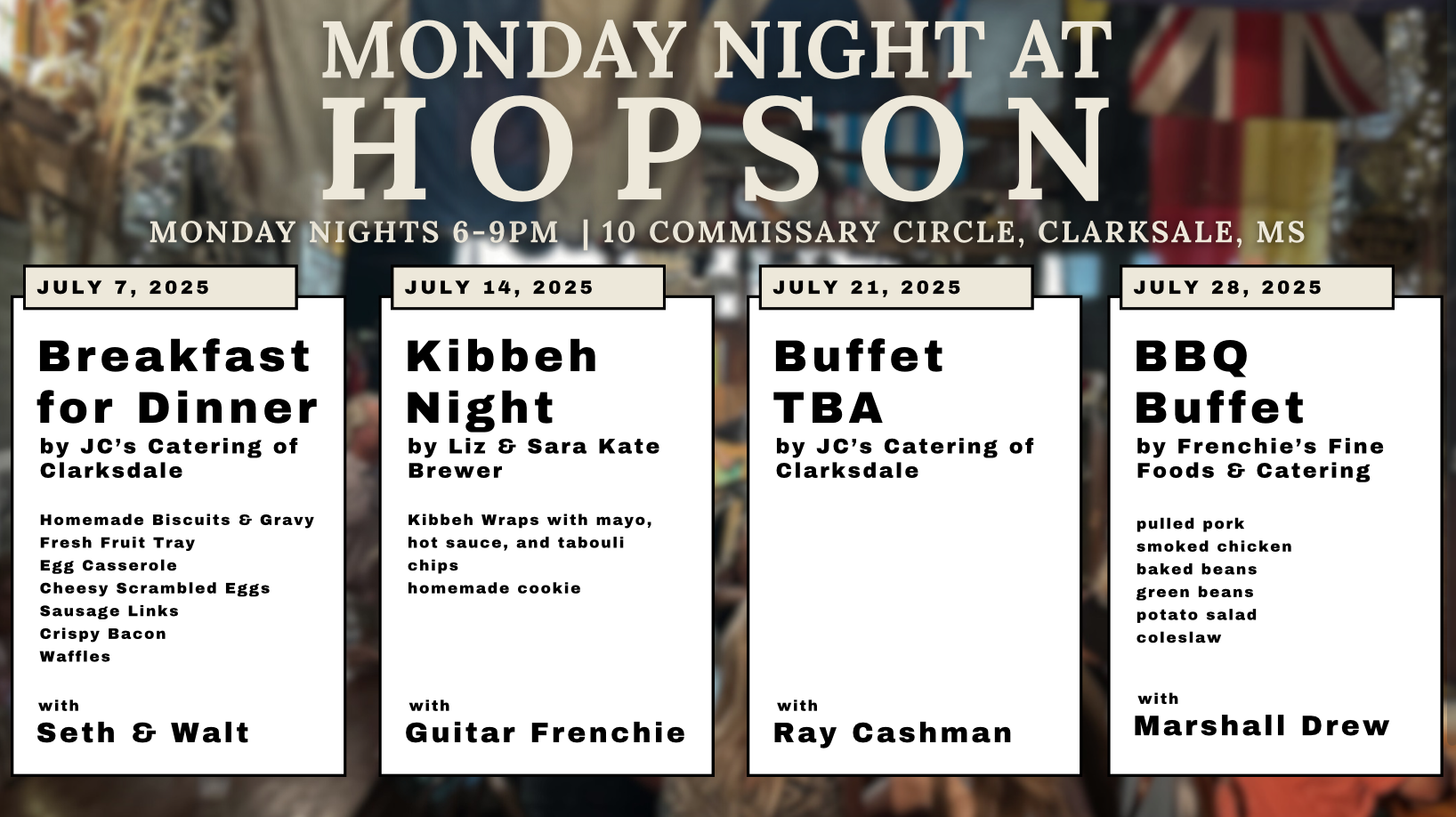 Historic Venue for Events & Dining | Hopson Hospitality